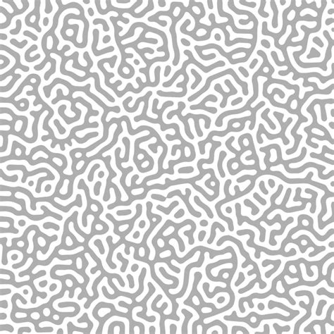 Monochrome Reaction Diffusion Organic Turing Pattern Background
