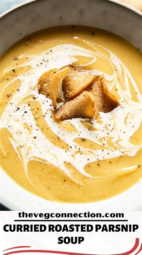 Curried Roasted Parsnip Soup