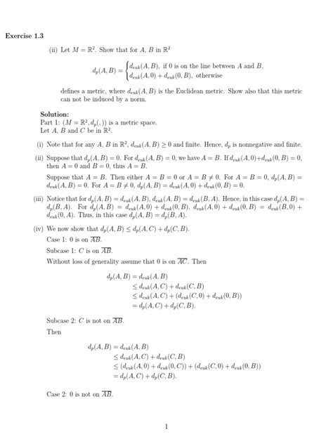 Functional Analysis Pdf Metric Space Norm Mathematics
