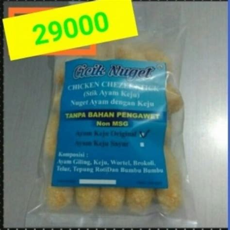 Jual Chicken Chezze Stick Nugget Tanpa Pengawet Dan Non Msg Shopee