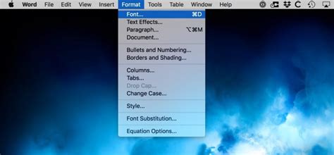 How To Change The Default Font In Microsoft Word For Mac