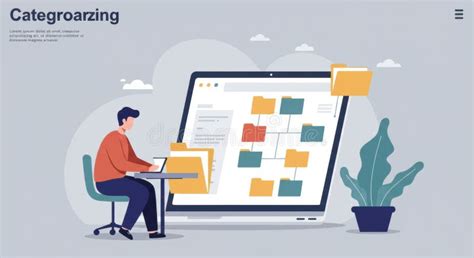 Ai Powered File Organization Stock Illustration Illustration Of Task Efficiency 374059782