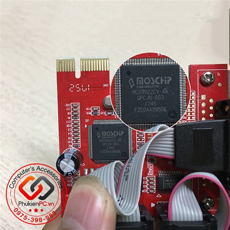 Mua Card chuyển đổi PCI-e to 2 COM DB9 RS232 Chip MCS9922 UNITEK cho ...