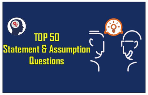 Top 50 Statement And Assumption Questions Free Pdf Download