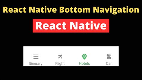 How To Add Icons To React Native Tab Navigation