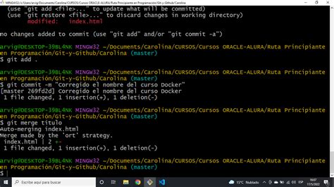 git merge diferencia en la estrategia git y github controle y