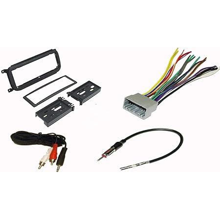 Amazon Com Radio Stereo Car Install Double Din Navigation Silver Bezel Harness Antenna