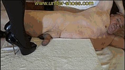 Miss Lou Extreme Metal Spikes Heels Cock And Balls Explosion WILDLY VIDEO UNDER SHOES CLIP