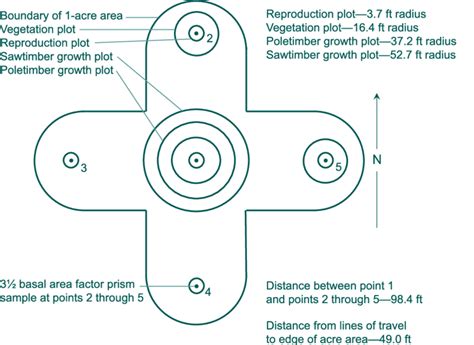 Figure A Pattern Of Five Point Prism Plot Used In Kentucky Download Scientific Diagram