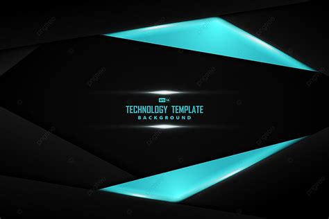 Abstract Black Template Of Overlap Technology Design Decorative Background Concept Modern Art
