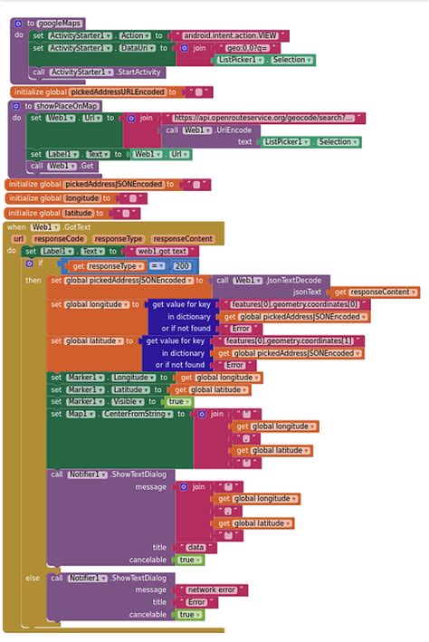 How Do You Use Openrouteservice Api Mit App Inventor Help Mit App