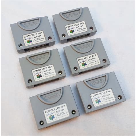 Memory Card Original N64 Controller Pak Nintendo 64 Shopee Brasil