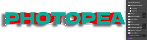 Creating D Text In Photopea Edits