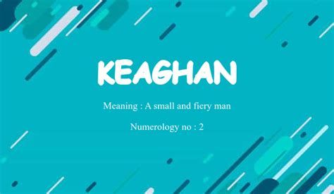 Keaghan Name Meaning