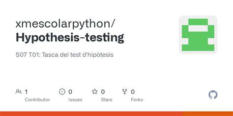 Github Xmescolarpython Hypothesis Testing S T Tasca Del Test D Hip Tesis