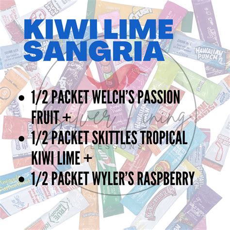 Kiwi Lime Sangria Silver Lining Lessons