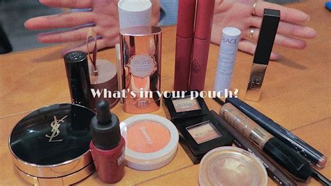 파우치털기2탄 전소민 닮은꼴 친구의 파우치를 털기👛ft지성피부 입생로랑 꿀조합 글리터추천 웜톤 Whats In Your Pouch ㅣhasomy 하소미