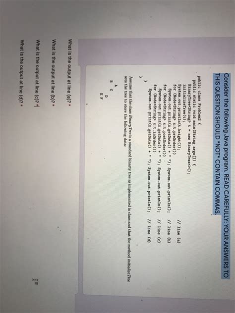 Solved Consider The Following Java Program Read Carefully