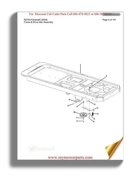 Cub Cadet Parts Manual For Model 7233 Tractor