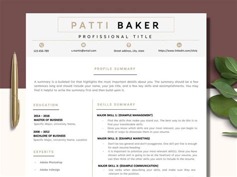 Skill Based Resume Combination Resume Template Resume Template Word Cfo Resume Template