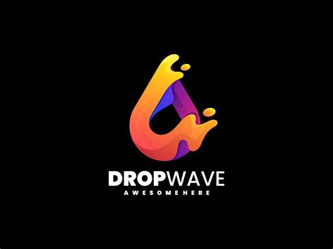 Drop Wave Gradient Colorful Logo Graphic By Artnivora Std · Creative