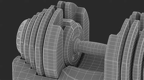 Bowflex Selecttech 1090i Dumbbells 3d Model By Frezzy