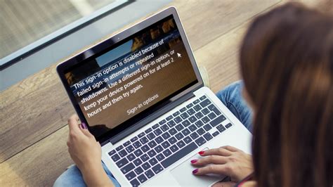Sign In Option Is Disabled Because Of Failed Sign In Attempts