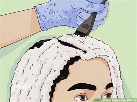 How To Apply A Hair Relaxer With Pictures Wikihow