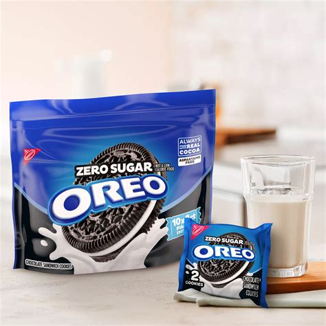Oreo Zero Sugar Chocolate Sandwich Cookies Shop Cookies At H E B