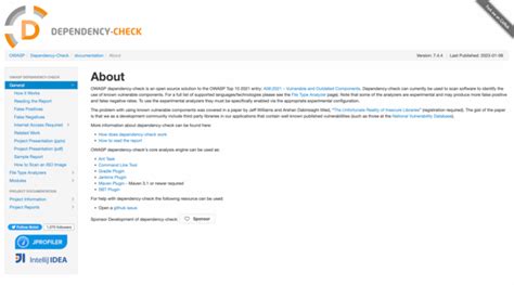 DependencyCheck On Offsec Tools