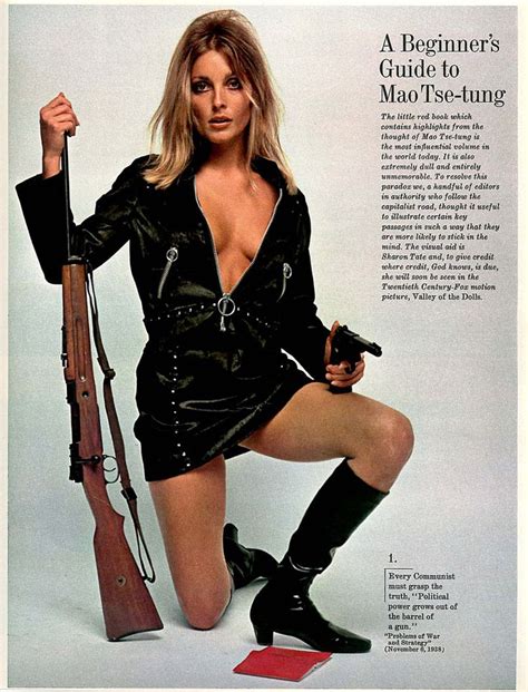 Sharon Tate S Photos Accompanied A Story On Mao Zedong S Teachings Hey It Was Sharon