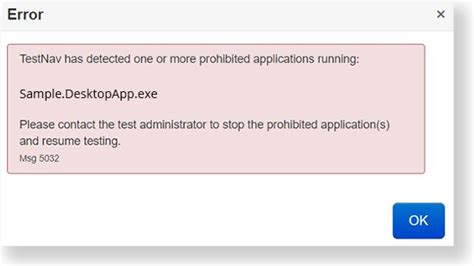 TestNav Disable All Applications For Secure Testing