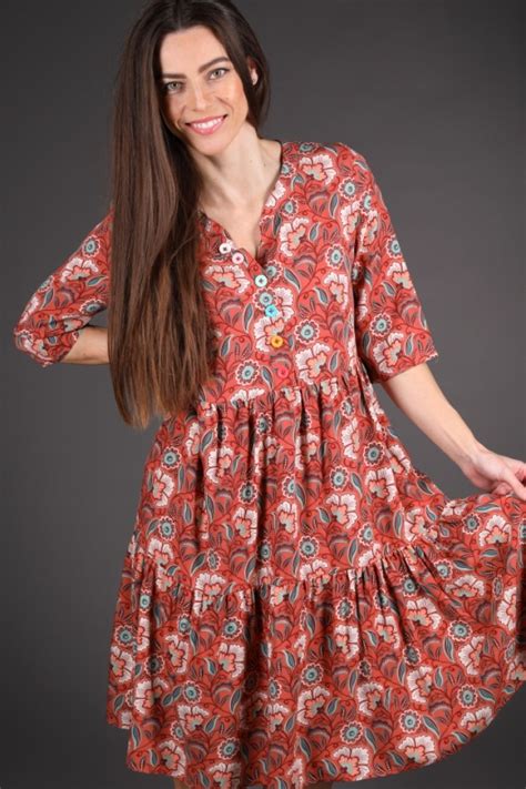 Rowan Rust Šaty Atom Rat