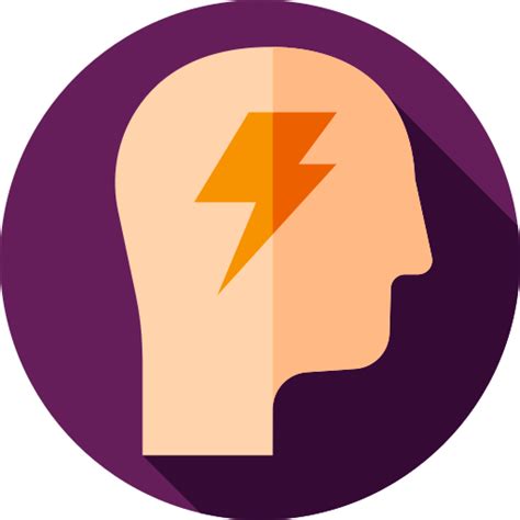 Headache Flat Circular Flat Icon