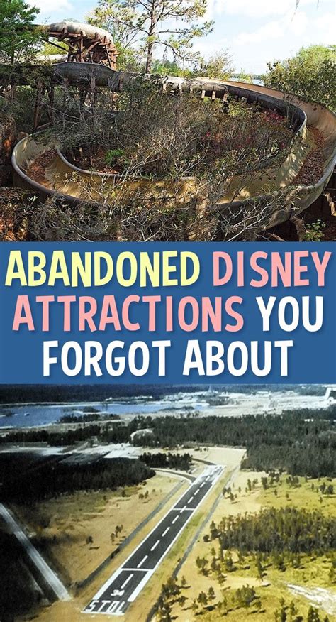 Abandoned Disney Attractions You Forgot About Disney Attractions