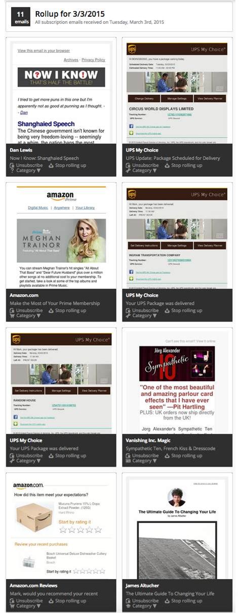 Unroll Me Cool Tools