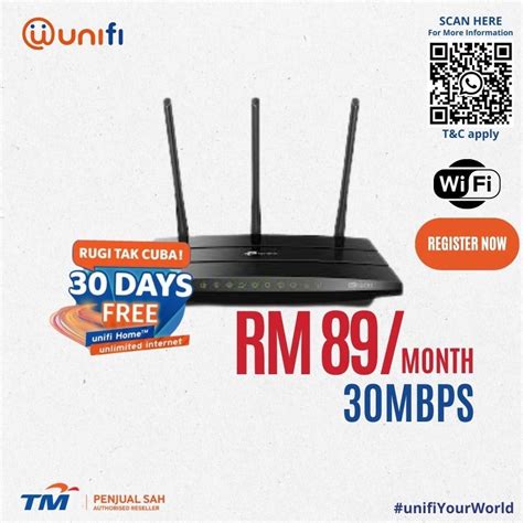 Unifi WiFi Home FIbre Computers Tech Parts Accessories Networking On Carousell