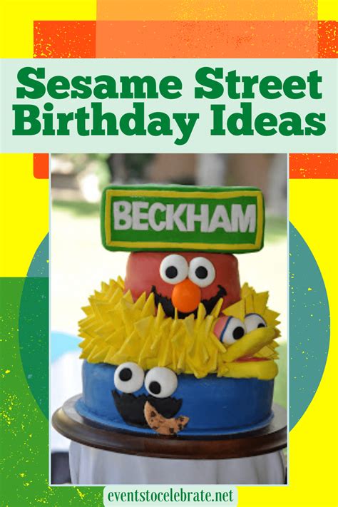 Sesame Street Birthday Party Party Ideas For Real People