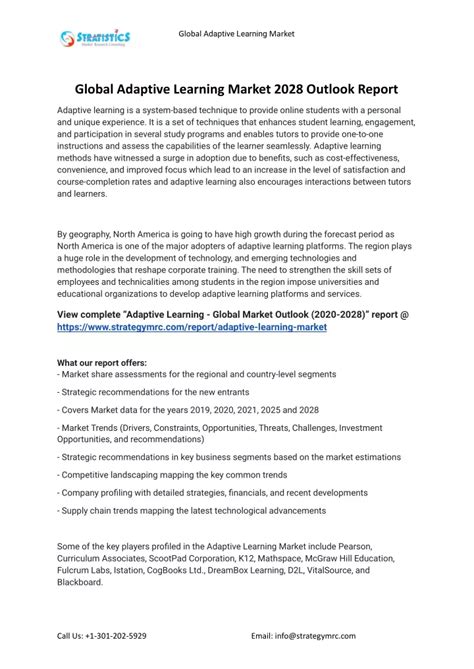Ppt 2021 Adaptive Learning Industry Global Analysis Report Powerpoint Presentation Id11346026