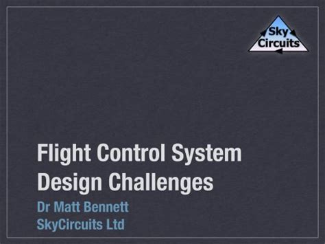 Flight Control System Design Challenges