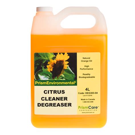 Citrus Cleaner And Degreaser Prism Care Corporation