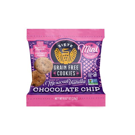 Mini Mexican Vanilla Chocolate Chip Cookies 067oz 120 Bags