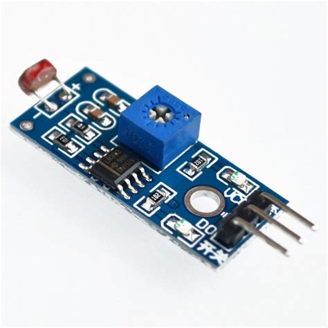3pin Photosensitive Sensor Module Light Dependent Control Lm393 Ldr Module Electronics Pro