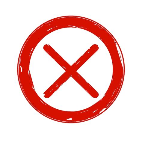 Wrong Circle Vectors Illustrations For Free Download Freepik