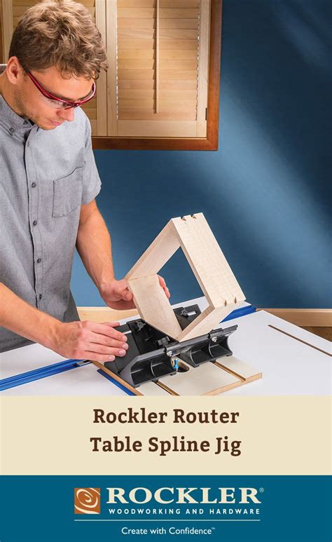 Rockler Router Table Spline Jig Woodworking Jigs Woodworking Jigs