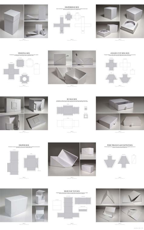 50款白金版精品异形盒纸盒纸袋包装盒子平面展开图结构刀模盒型图ai矢量设计素材下载 平面素材下载