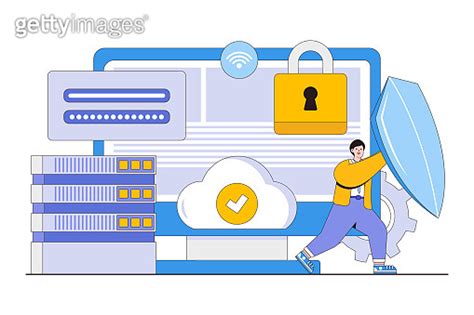 Flat Protection Of Personal Data Cloud Storage Of Information User Authorization Cloud