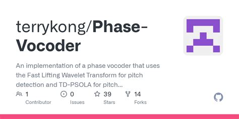 github terrykong phase vocoder an implementation of a phase vocoder