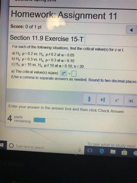 Solved Homework Assignment 11 Score 0 Of 1 Pt Section 11 9
