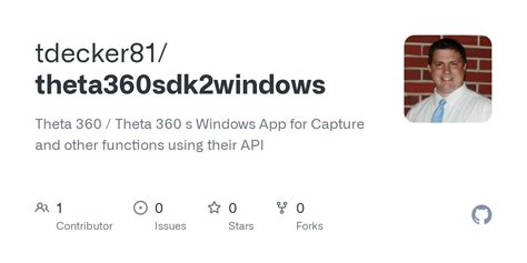 Github Tdecker81theta360sdk2windows Theta 360 Theta 360 S Windows App For Capture And